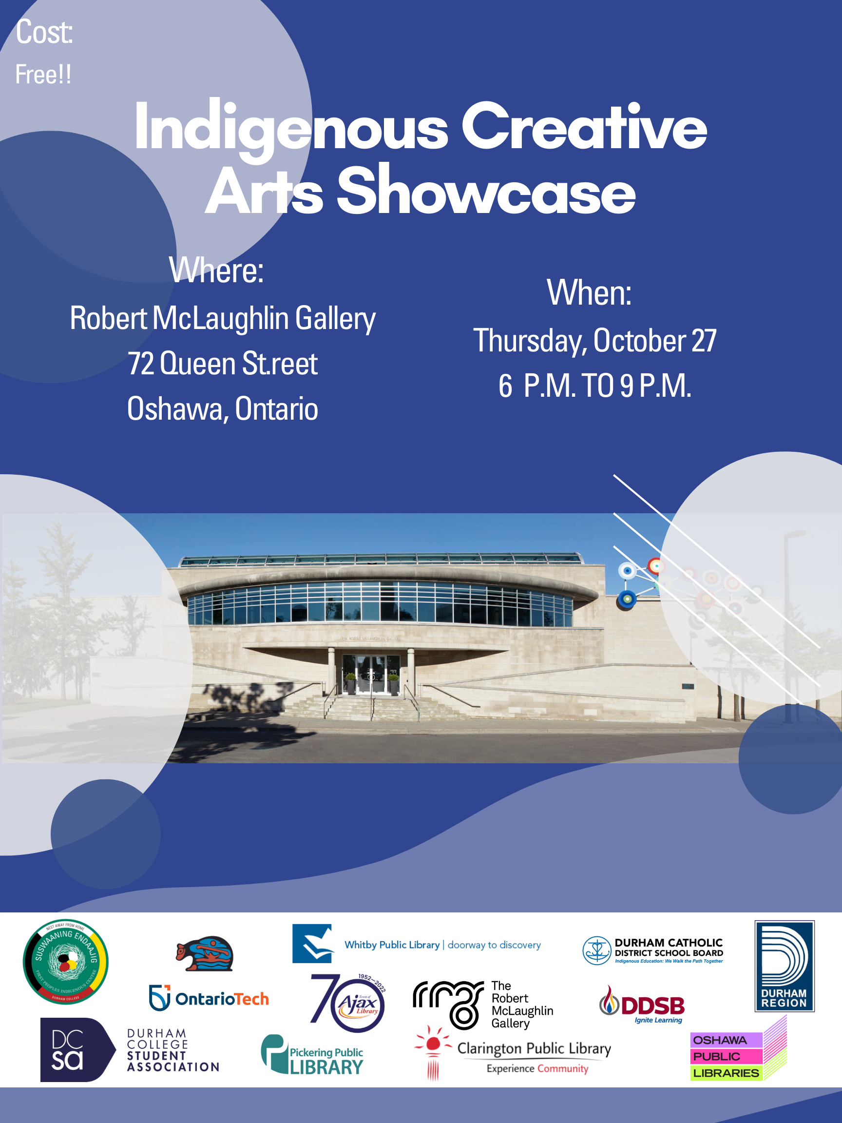 Indigenous Creative Arts Showcase - The Robert McLaughlin Gallery